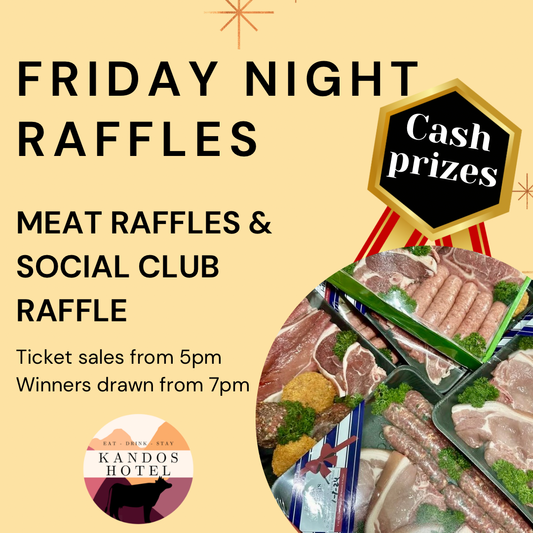 Friday Night Raffles at Kandos Hotel – Kandos Hotel